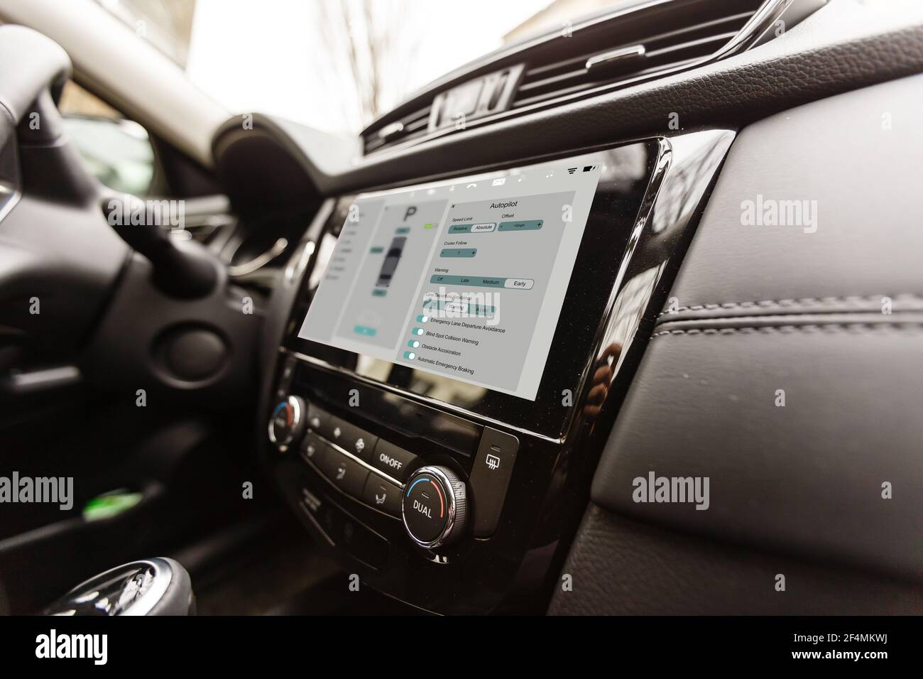 Navigation system screen in cockpit hi-res stock photography and images ...
