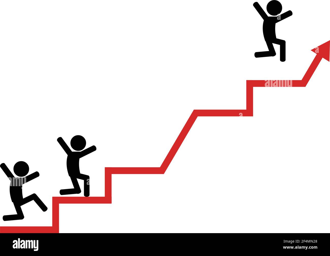 Racing on graphs Winner clipart vector illustration Stock Vector Image ...