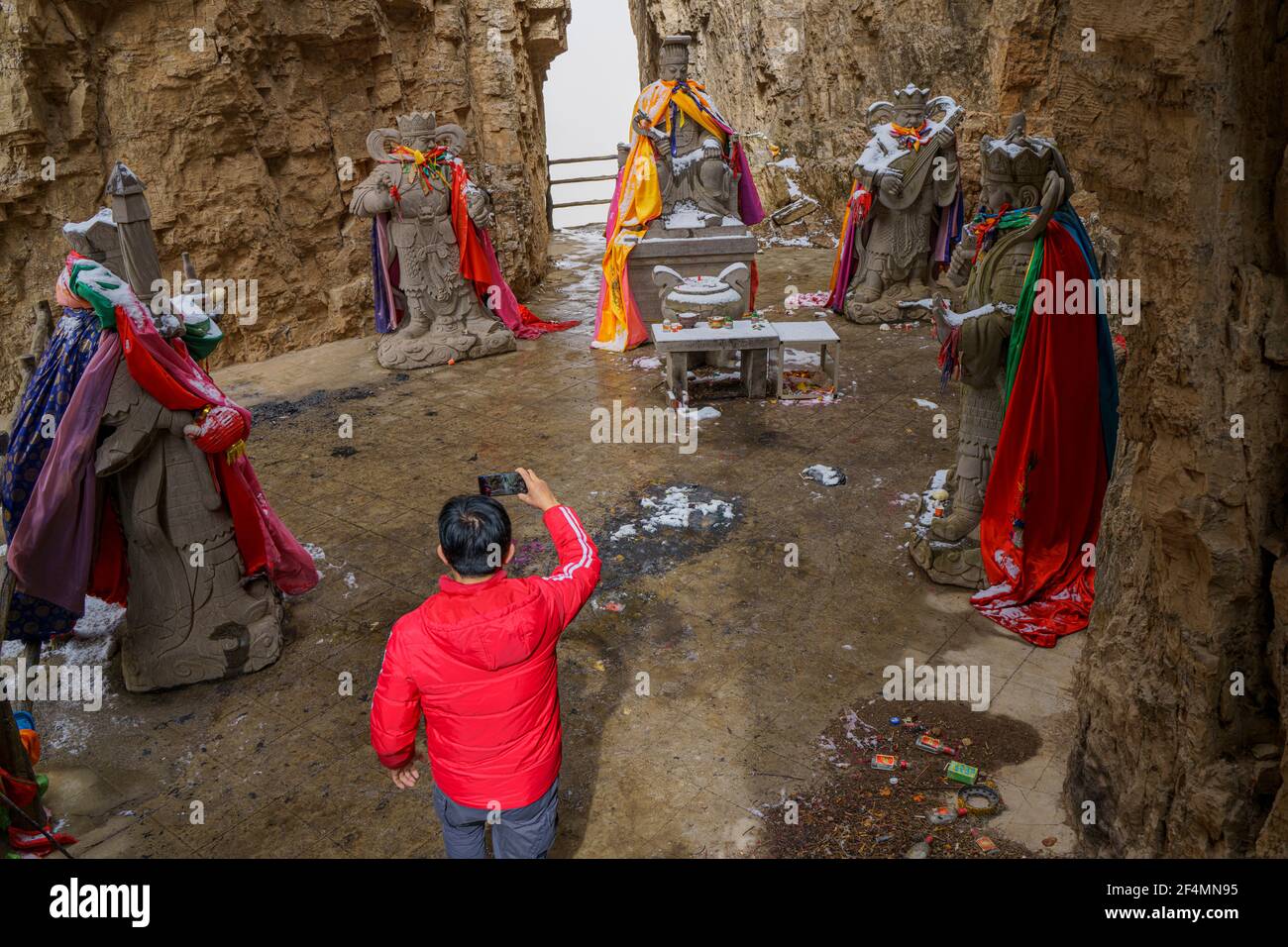 The Golden Light Temple Stock Photo - Alamy