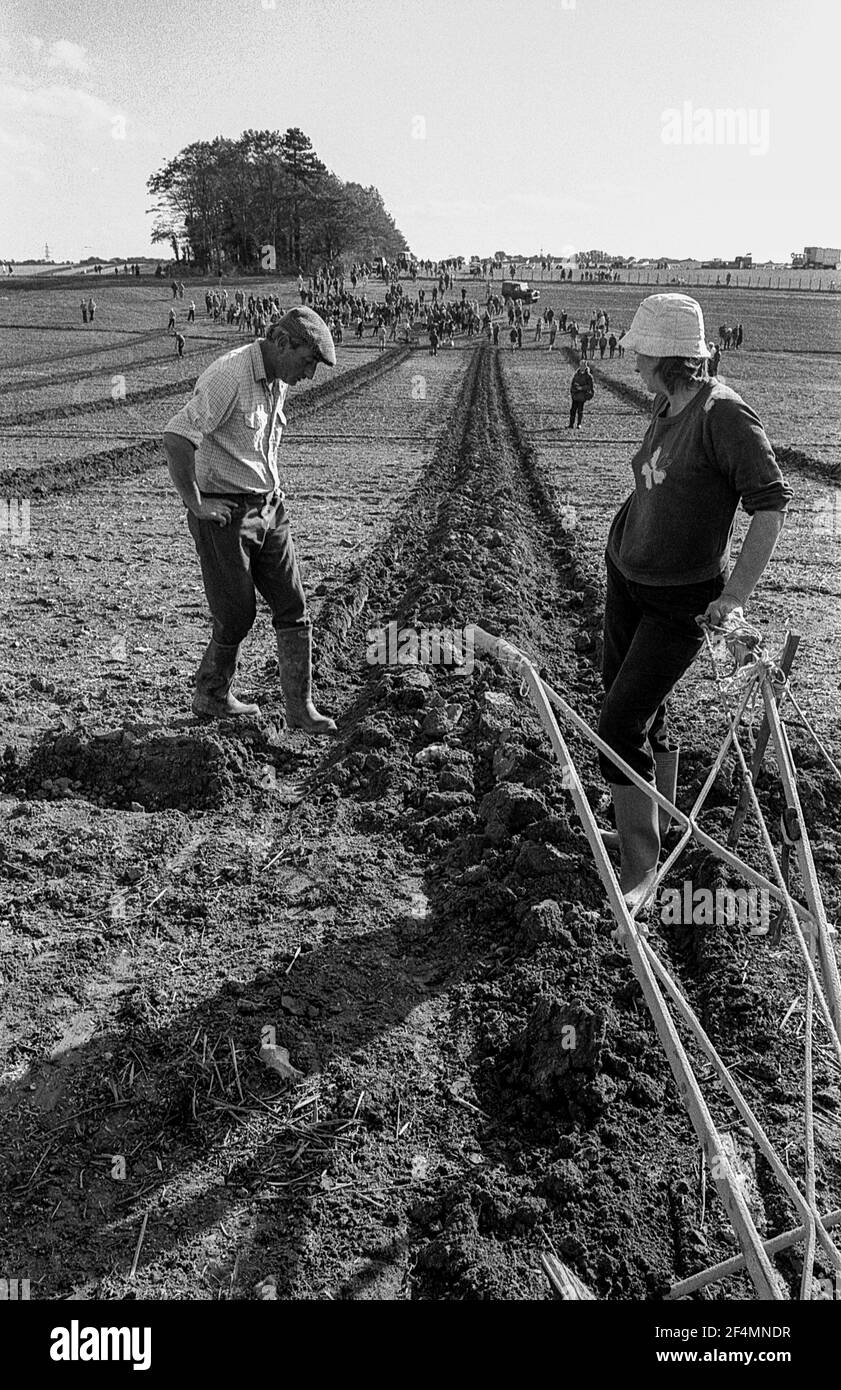 Furrow ploughing hi-res stock photography and images - Alamy
