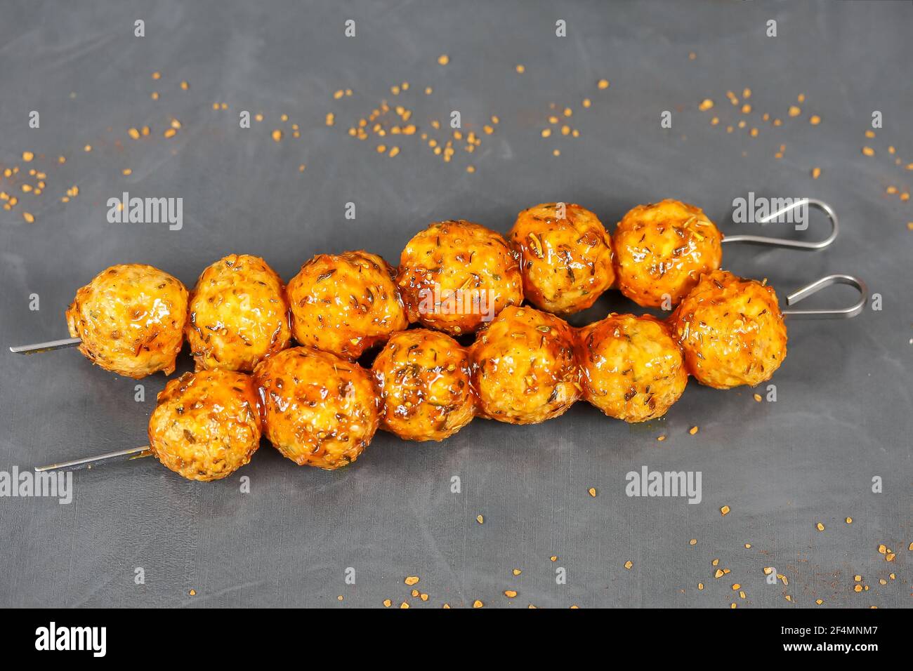 Beef ball skewer hi-res stock photography and images - Alamy