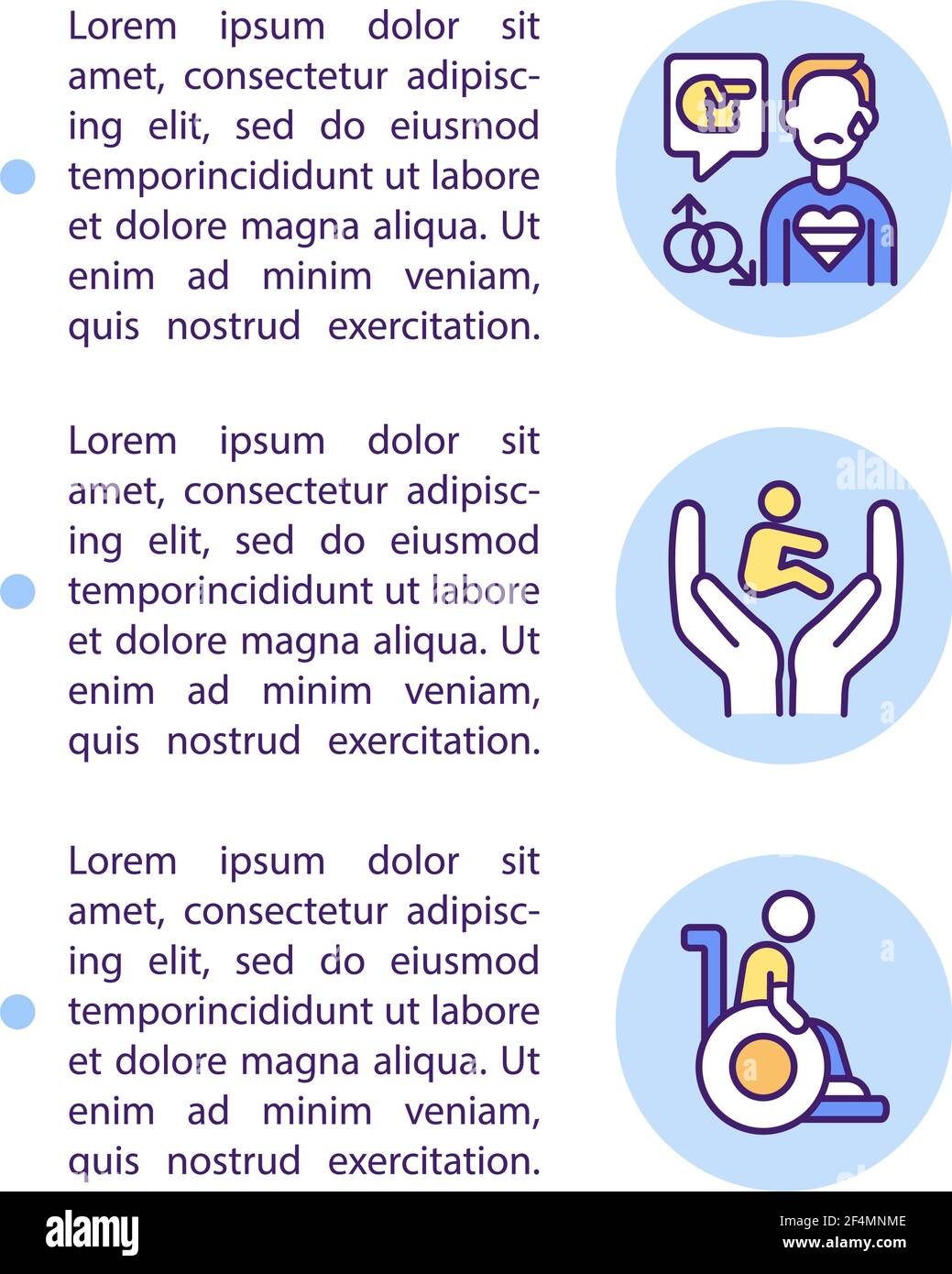 Disability gay rights Stock Vector Images - Alamy