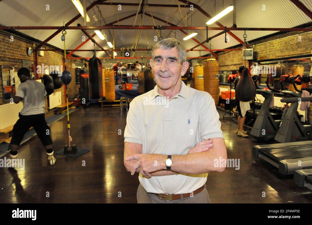 THE FITZROY LODGE AMATEUR BOXING CLUB IN LAMBETH SOUTH LONDON WHERE ...