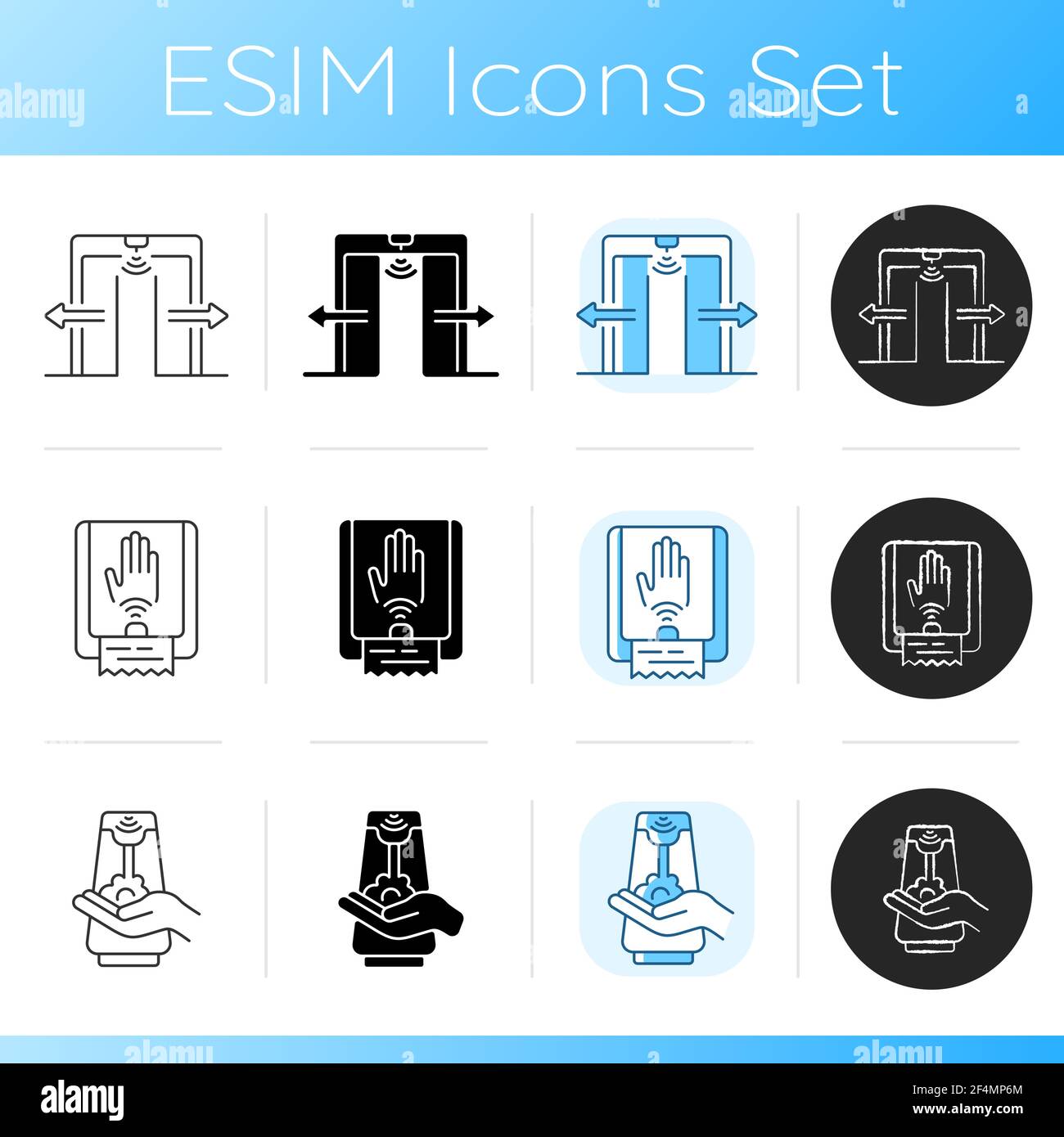 Contactless technology icons set Stock Vector Image & Art - Alamy