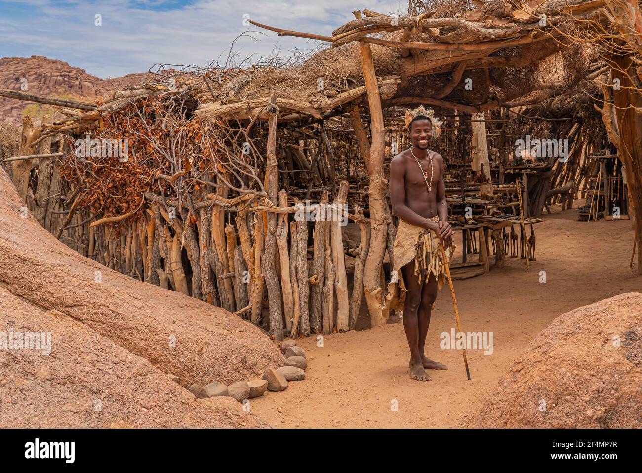 Himba men hi-res stock photography and images - Alamy