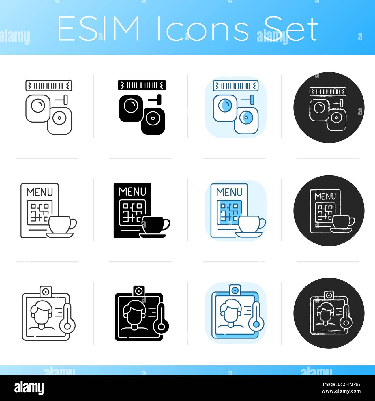 Contactless technology icons set Stock Vector Image & Art - Alamy