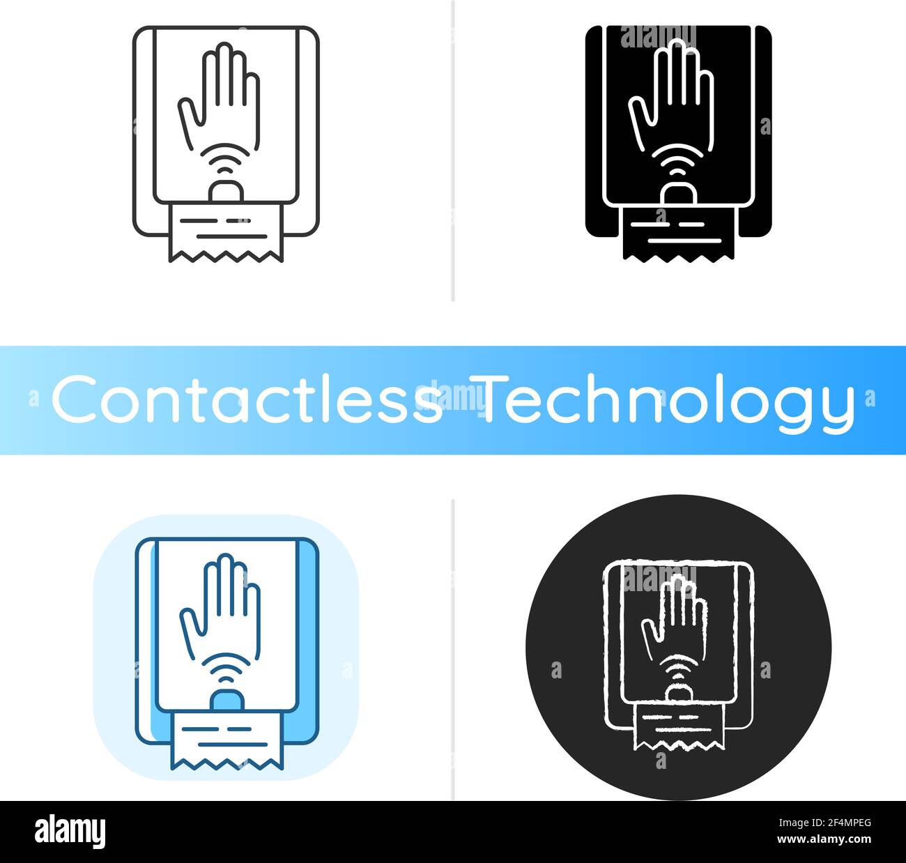 Touchless towel dispenser icon Stock Vector Image & Art - Alamy