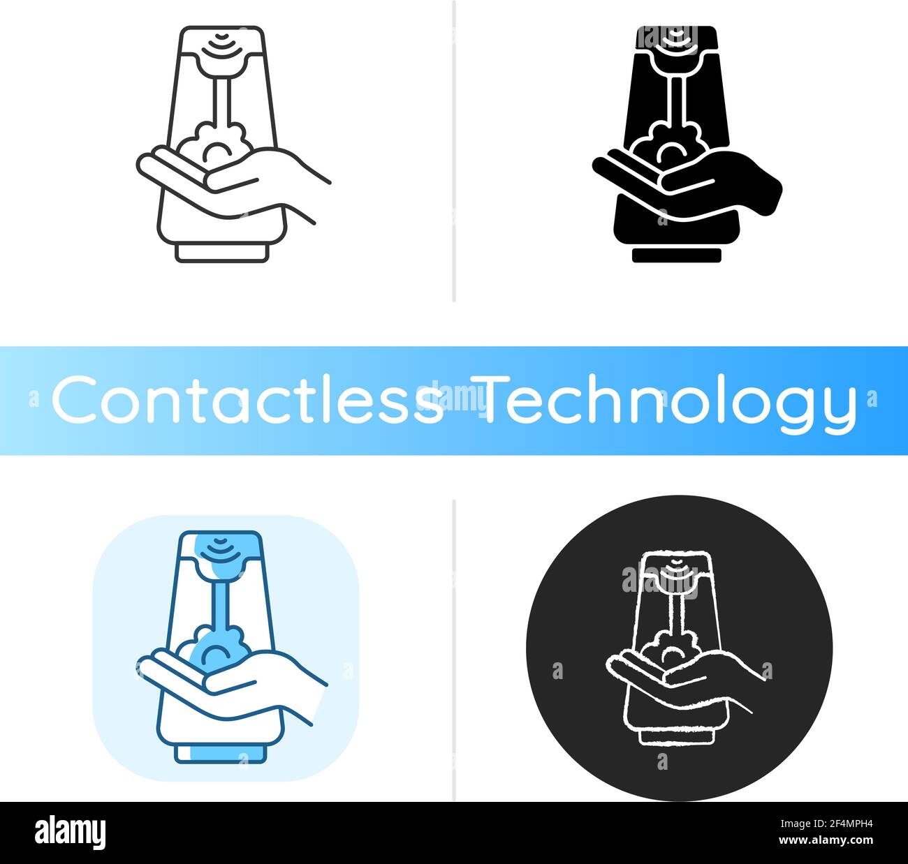 Touchless soap dispenser icon Stock Vector Image & Art - Alamy