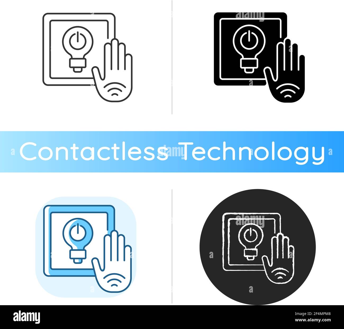 Motion sensor icon touch Stock Vector Images - Alamy