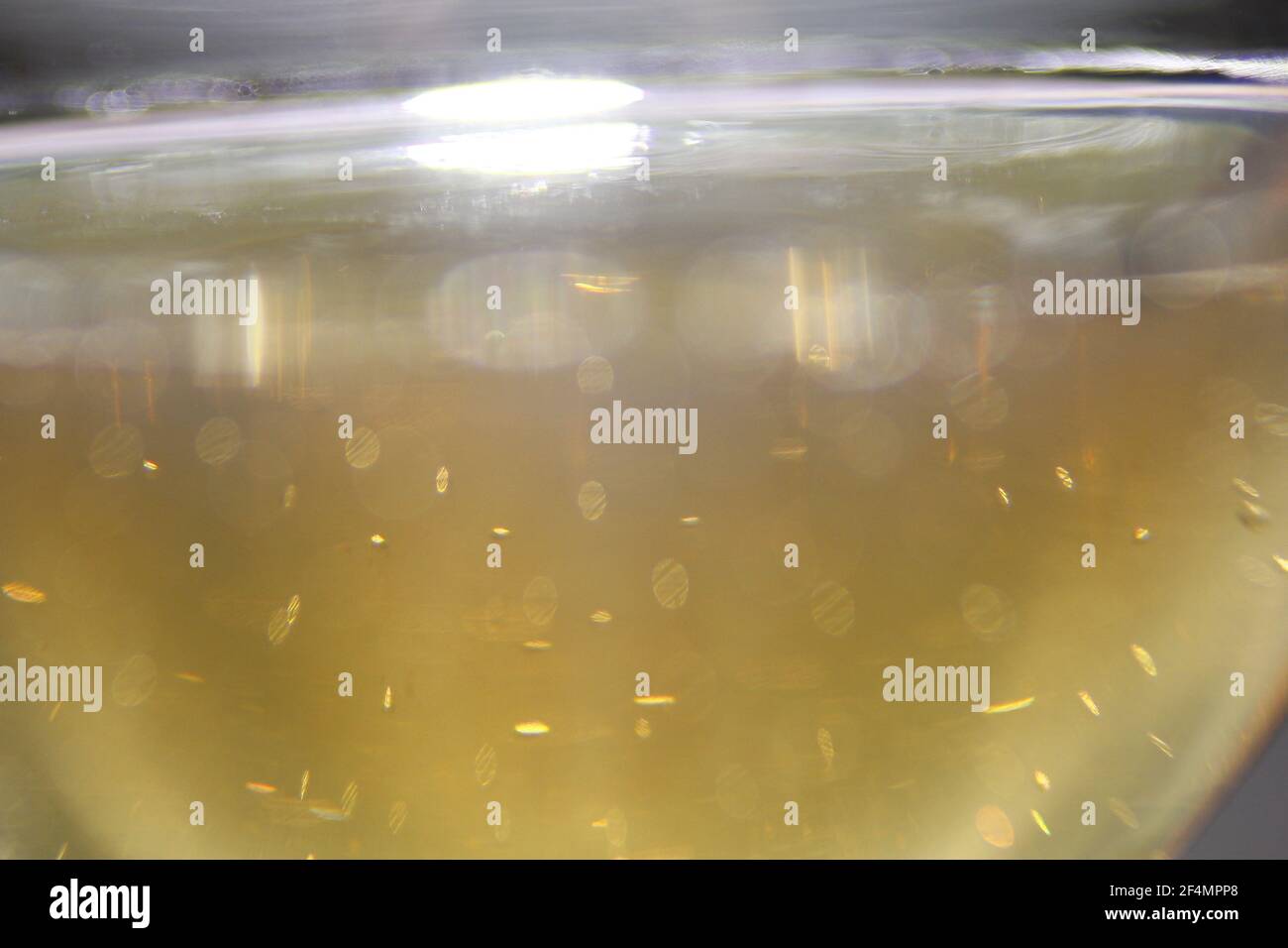 A Bubbly Drink in a Glass Stock Photo - Alamy