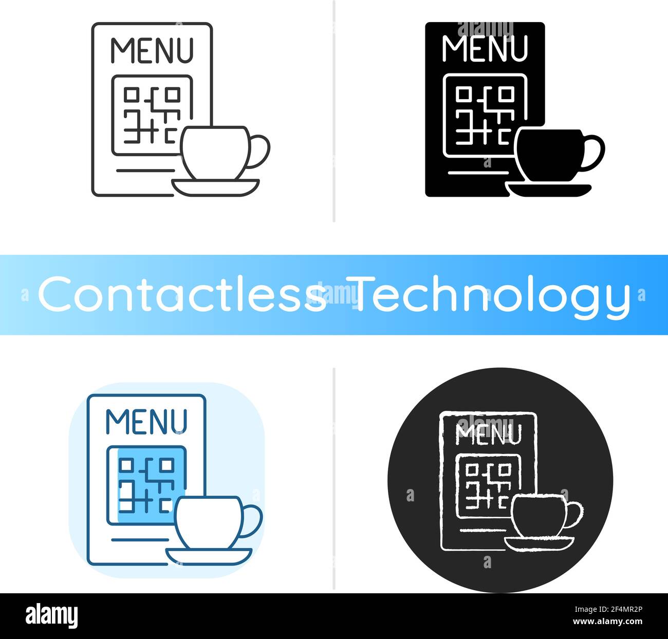 Qr menu Stock Vector Images - Alamy