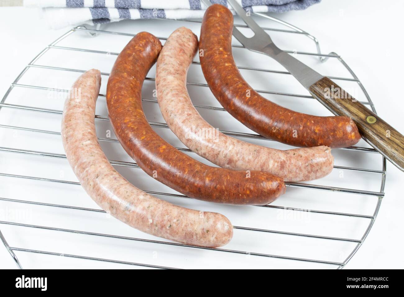 merguez and raw sausages Stock Photo - Alamy