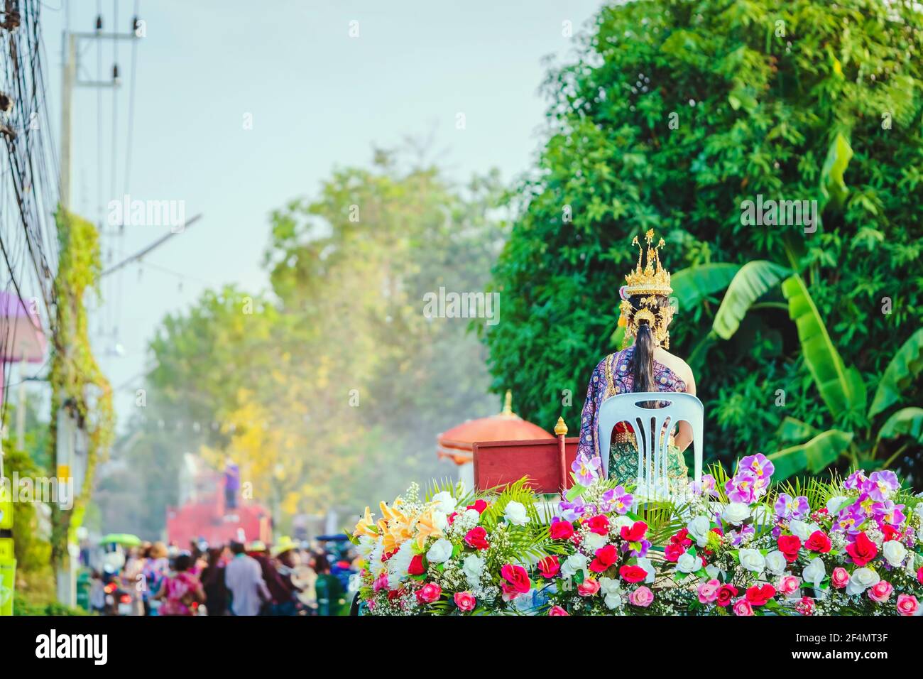 Beautiful with traditionally dressed woman is crowned to be "Miss ...