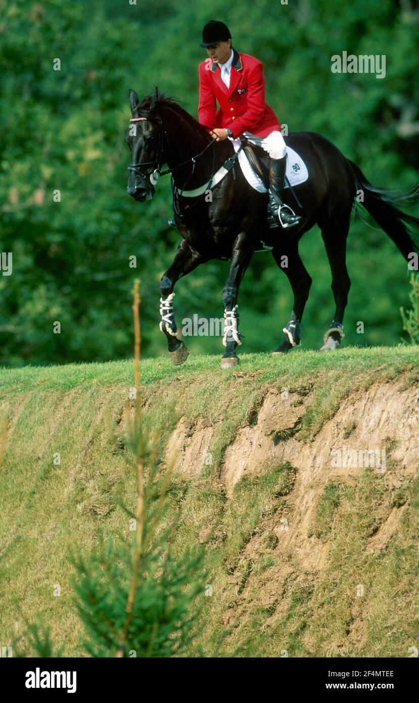 Silk Cut Derby Hickstead 1993, Chris Chadwick, Australia, riding Mr ...