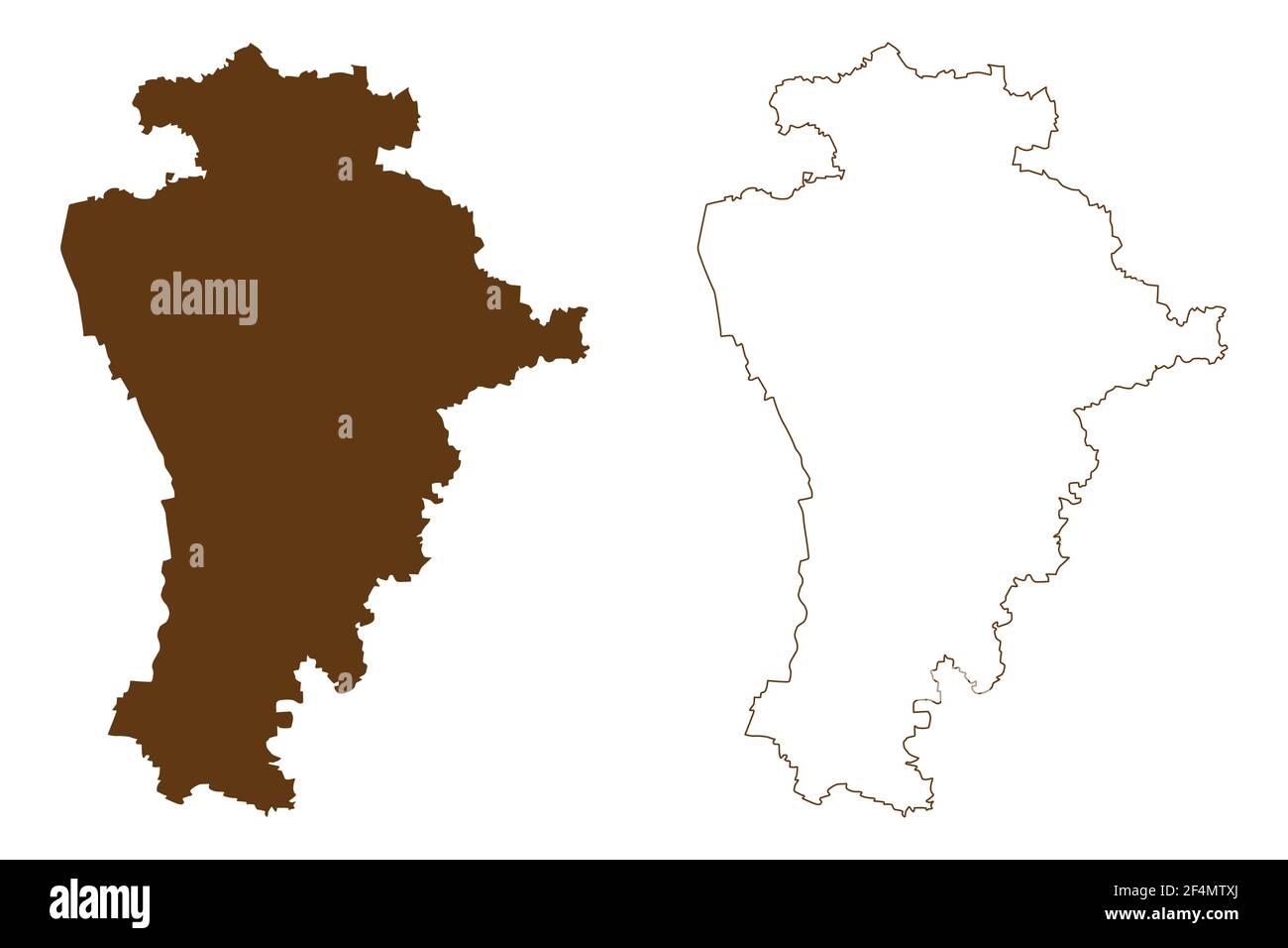 District town aichach Stock Vector Images - Alamy