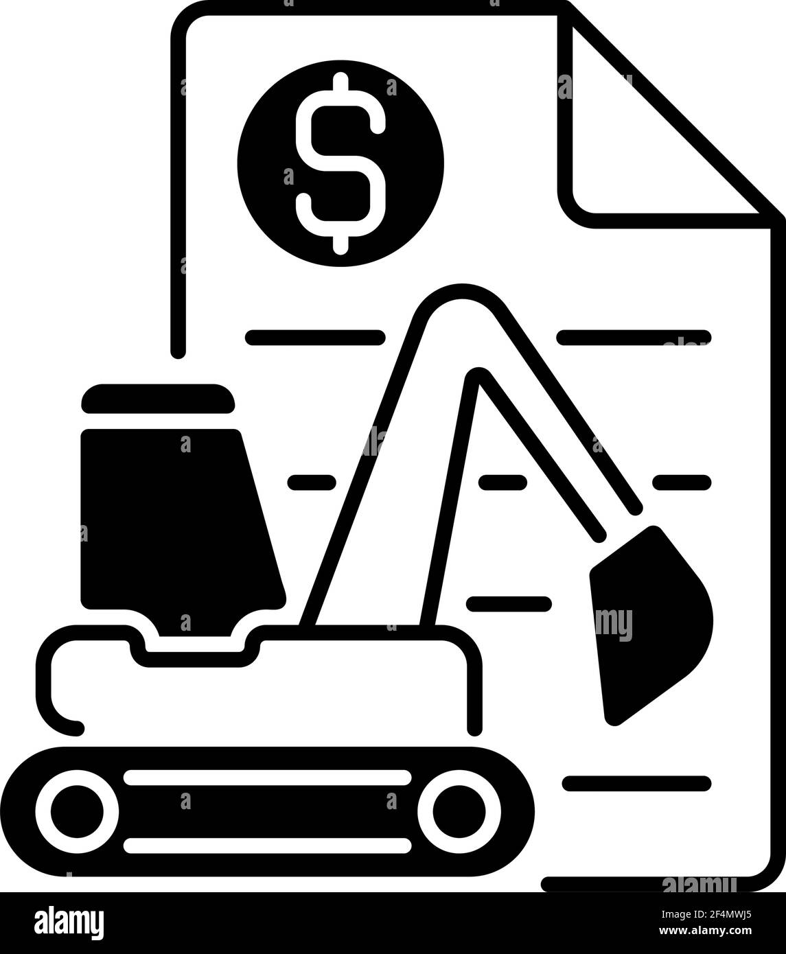 Equipment leasing broker black linear icon Stock Vector Image & Art - Alamy