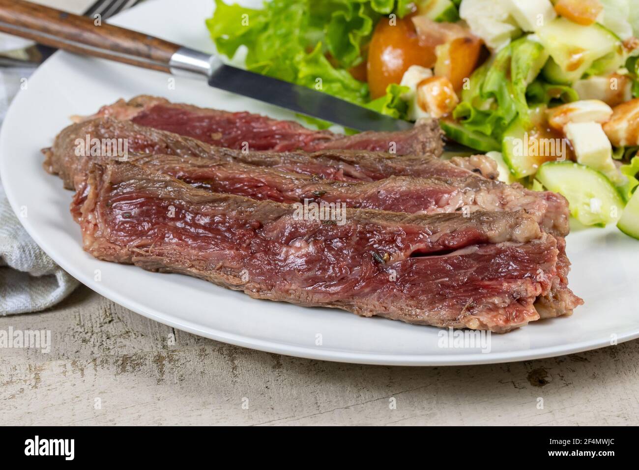 cut cooked beef meat Stock Photo - Alamy