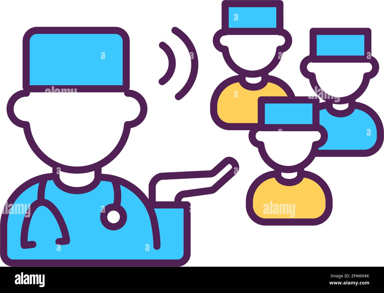 Doctor patient gp Stock Vector Images - Alamy