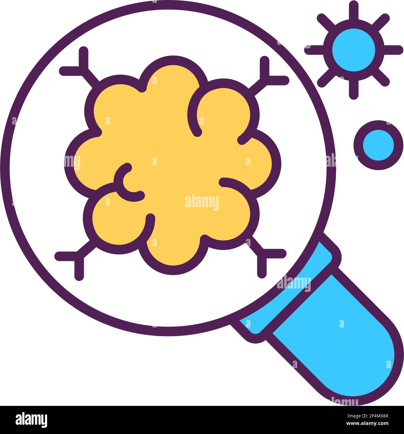 Lab microorganism icon. Cartoon of lab microorganism vector icon for ...