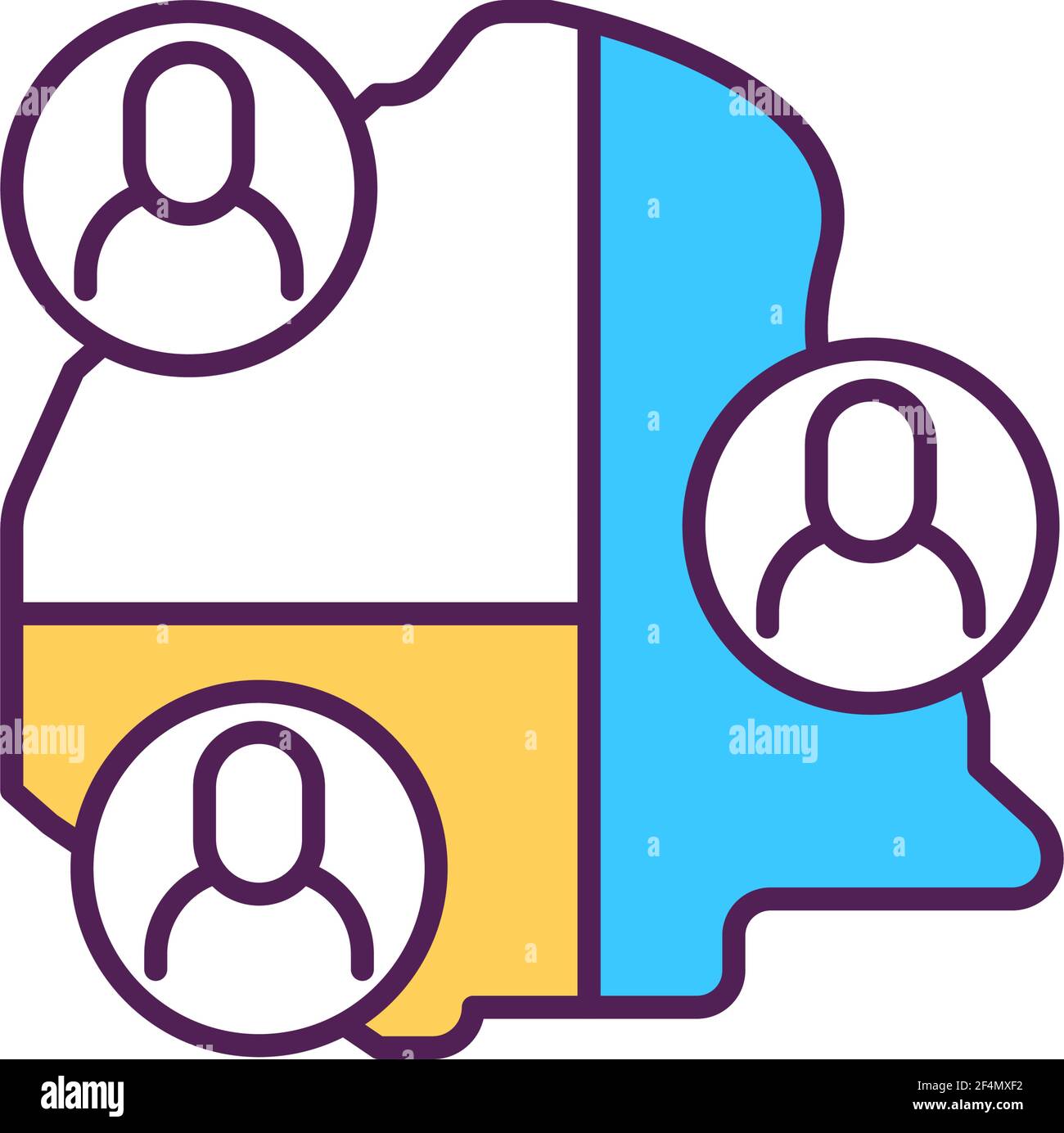 Community RGB color icon Stock Vector Image & Art - Alamy