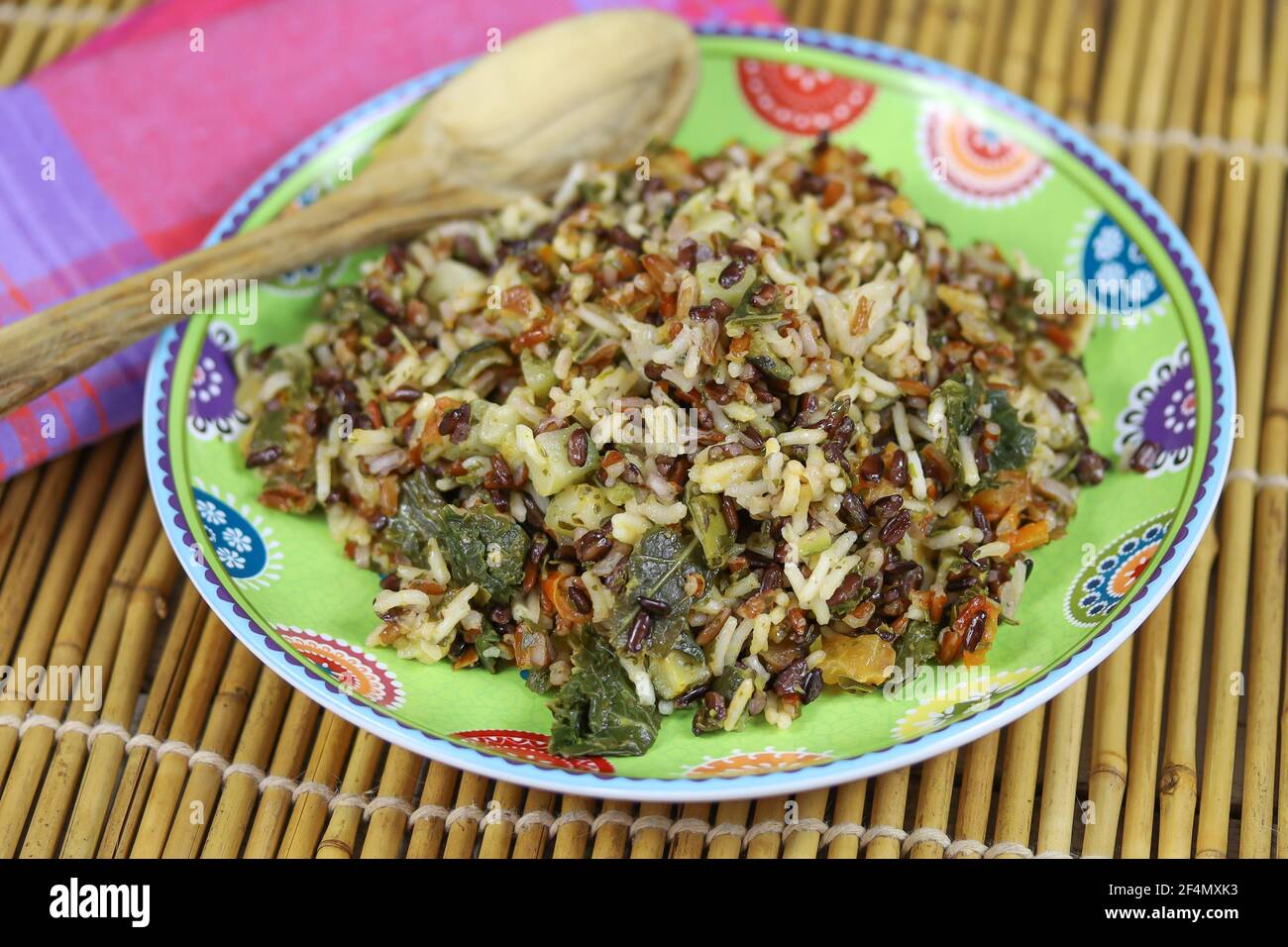 bulgur, rice and vegetables Stock Photo - Alamy