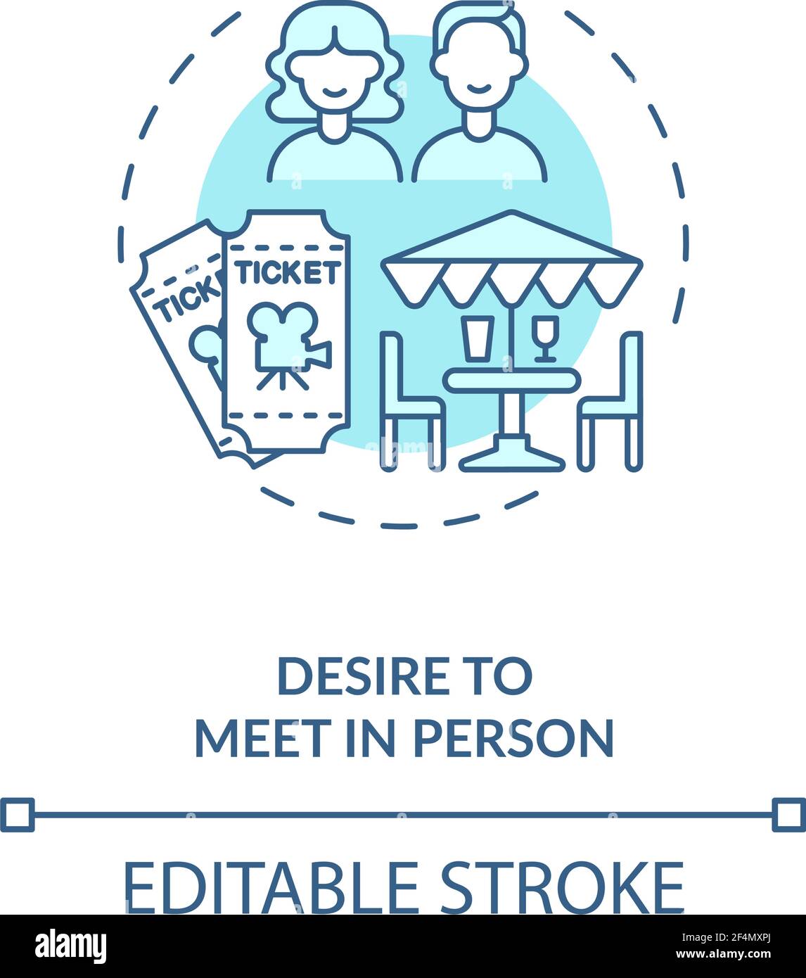 Couple meet cinema Stock Vector Images - Alamy