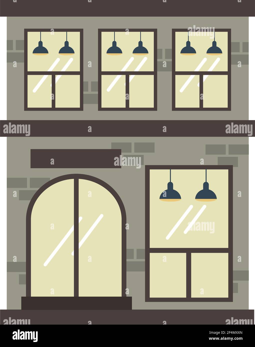 gray facade store building icon Stock Vector Image & Art - Alamy