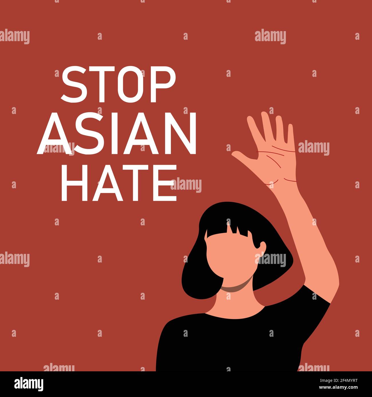 Stop Asian Hate Antiracism Banner To Support Asian Community Stop