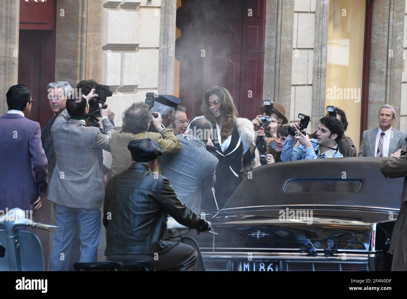 Rome, Italy. 22nd Mar, 2021. Rome, Via Condotti Lady Gaga and Al Pacino ...