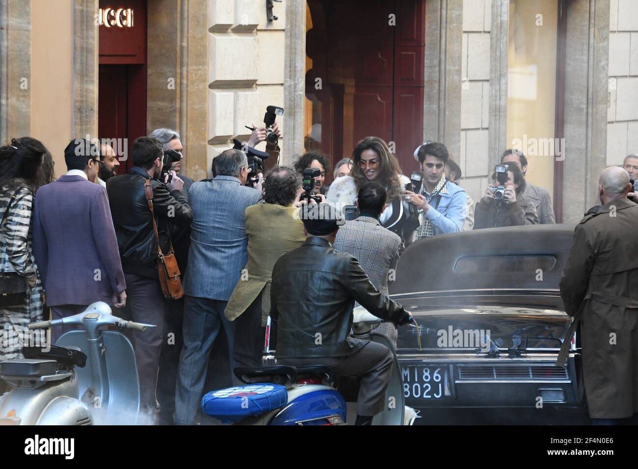 Rome, Italy. 22nd Mar, 2021. Rome, Via Condotti Lady Gaga and Al Pacino ...