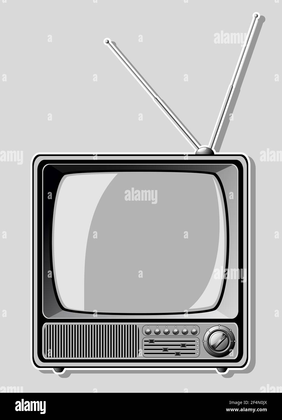 Vintage Tv Vector