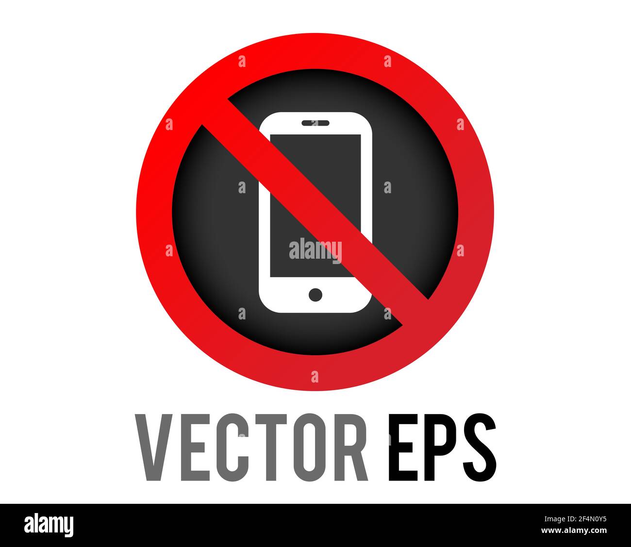 Phone cell banned illustration hi-res stock photography and images - Alamy