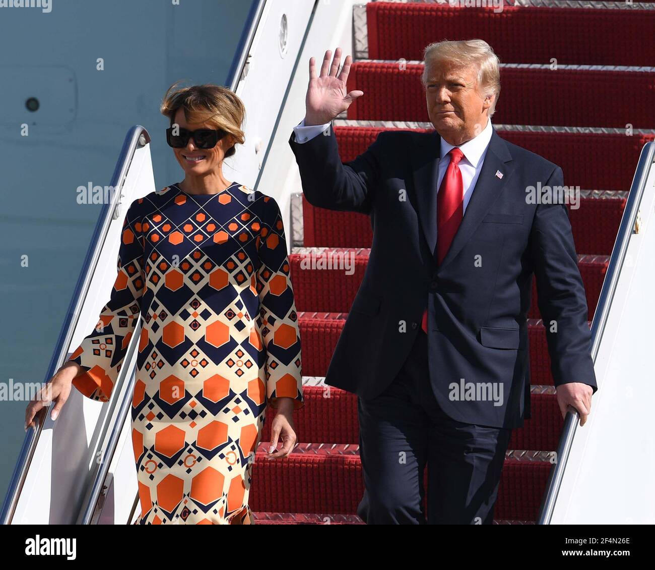 Palm Beach - FL - 20210120-President Donald Trump and First Lady ...