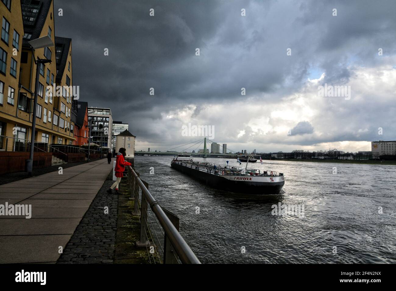 The Rhein River in Cologne, Germany Stock Photo - Alamy