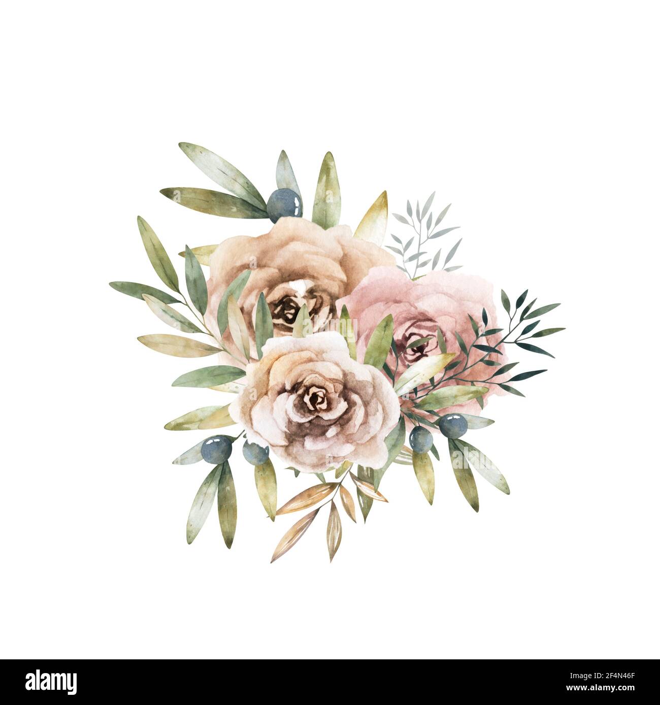 Brown Flower Clipart