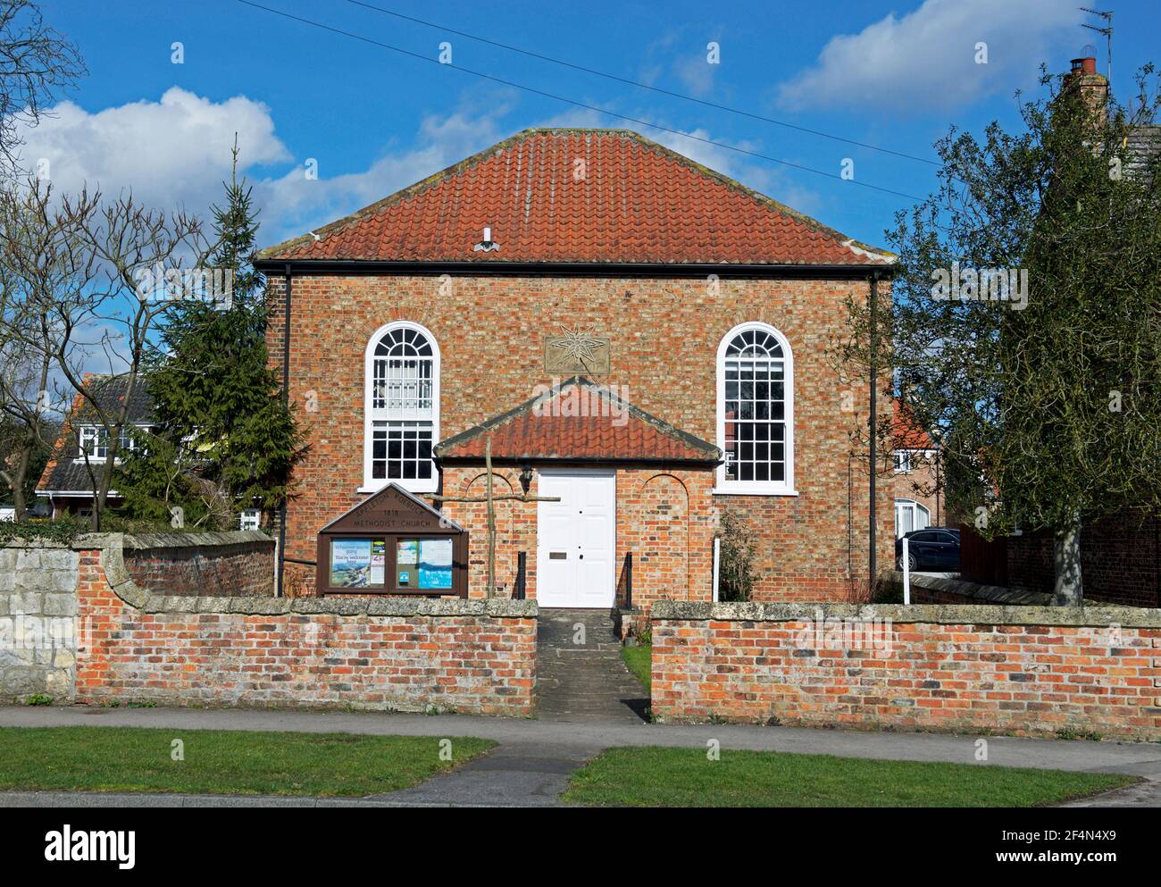 Methodist chapel in the village of Appleton Roebuck, North Yorkshire ...