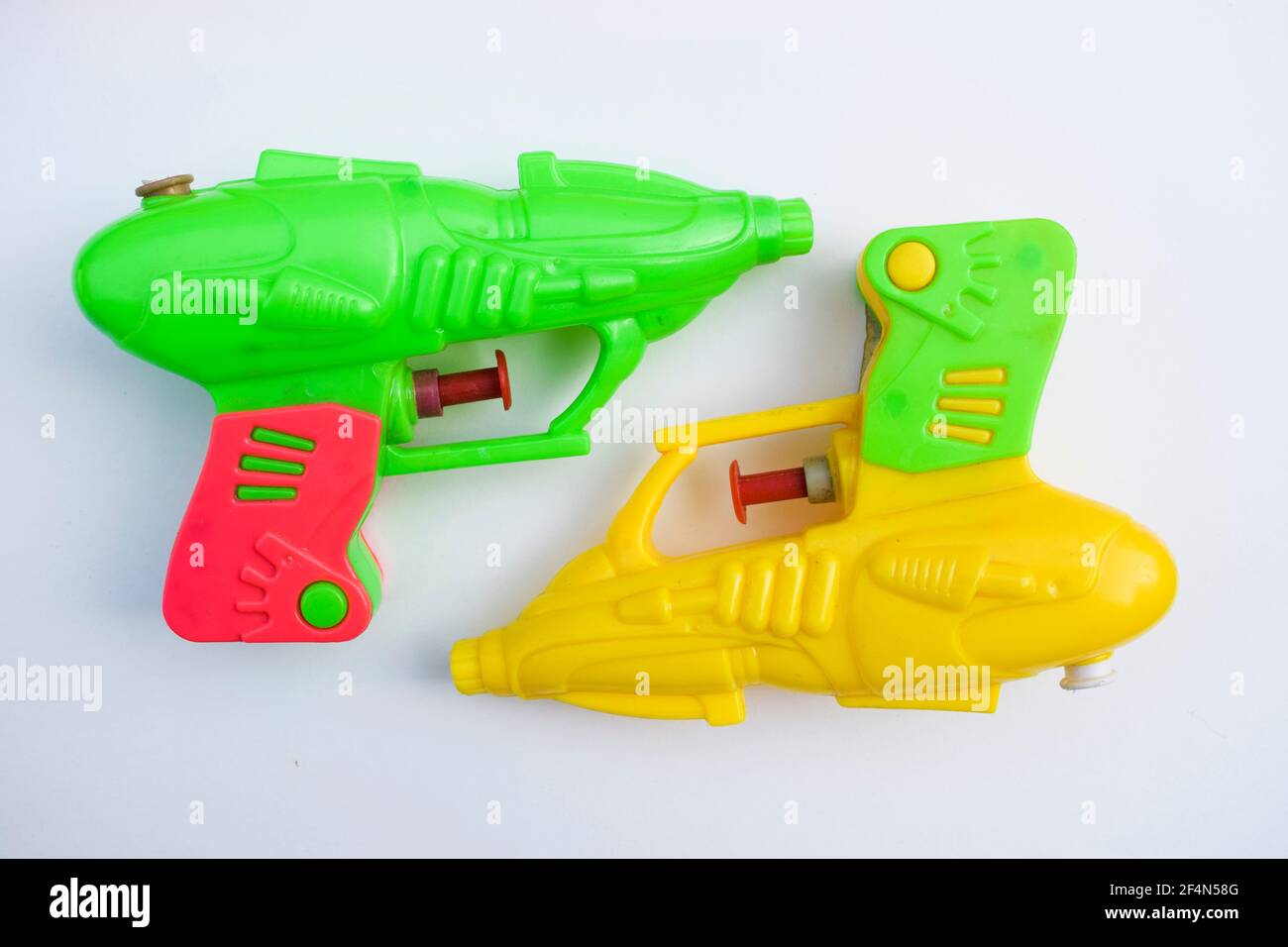 Pichkari, a water gun or toy gun used as props to shoot water and play ...