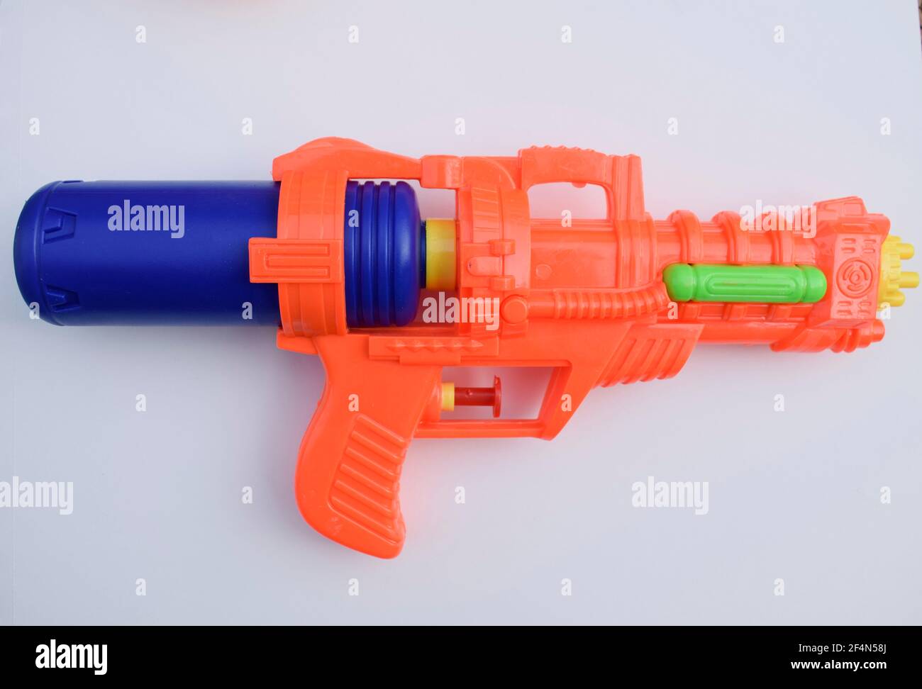 Pichkari, a water gun or toy gun used as props to shoot water and play ...
