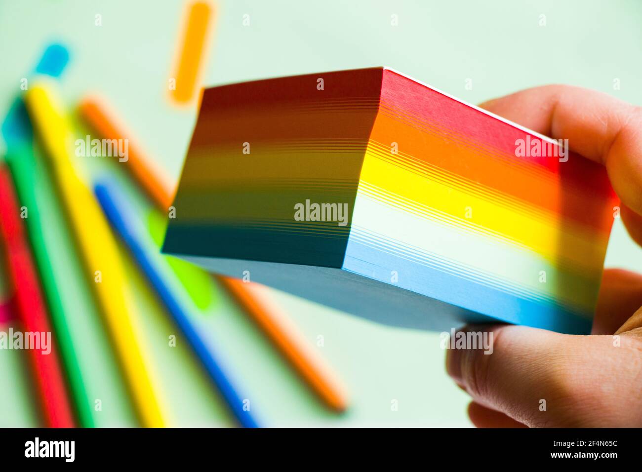 Colorful paper background, paper board and empty space for text ...
