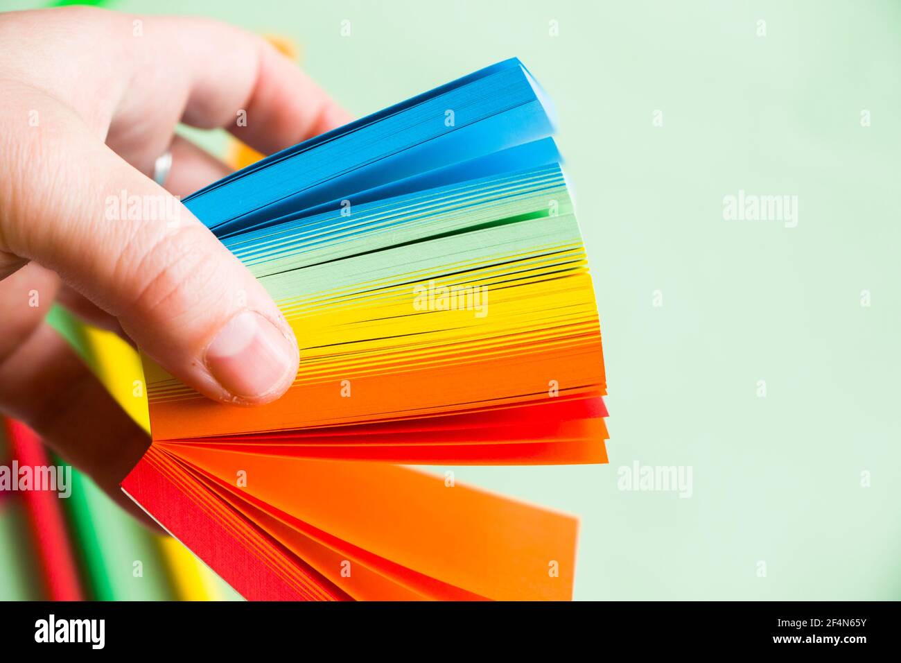 Colorful paper background, paper board and empty space for text ...