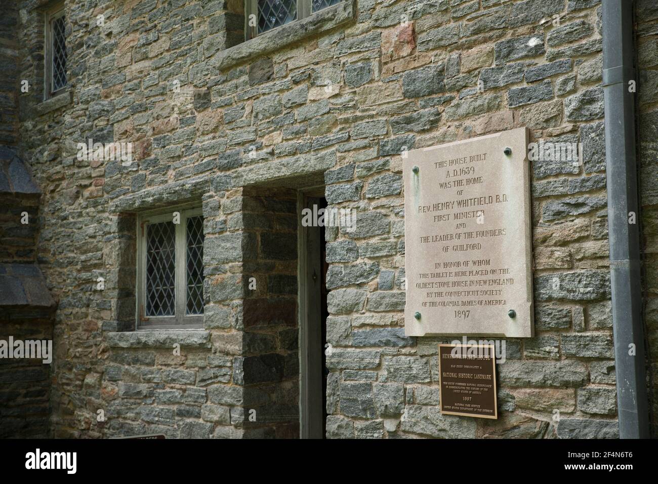 Henry Whitfield House in Gilford, Connecticut Stock Photo - Alamy