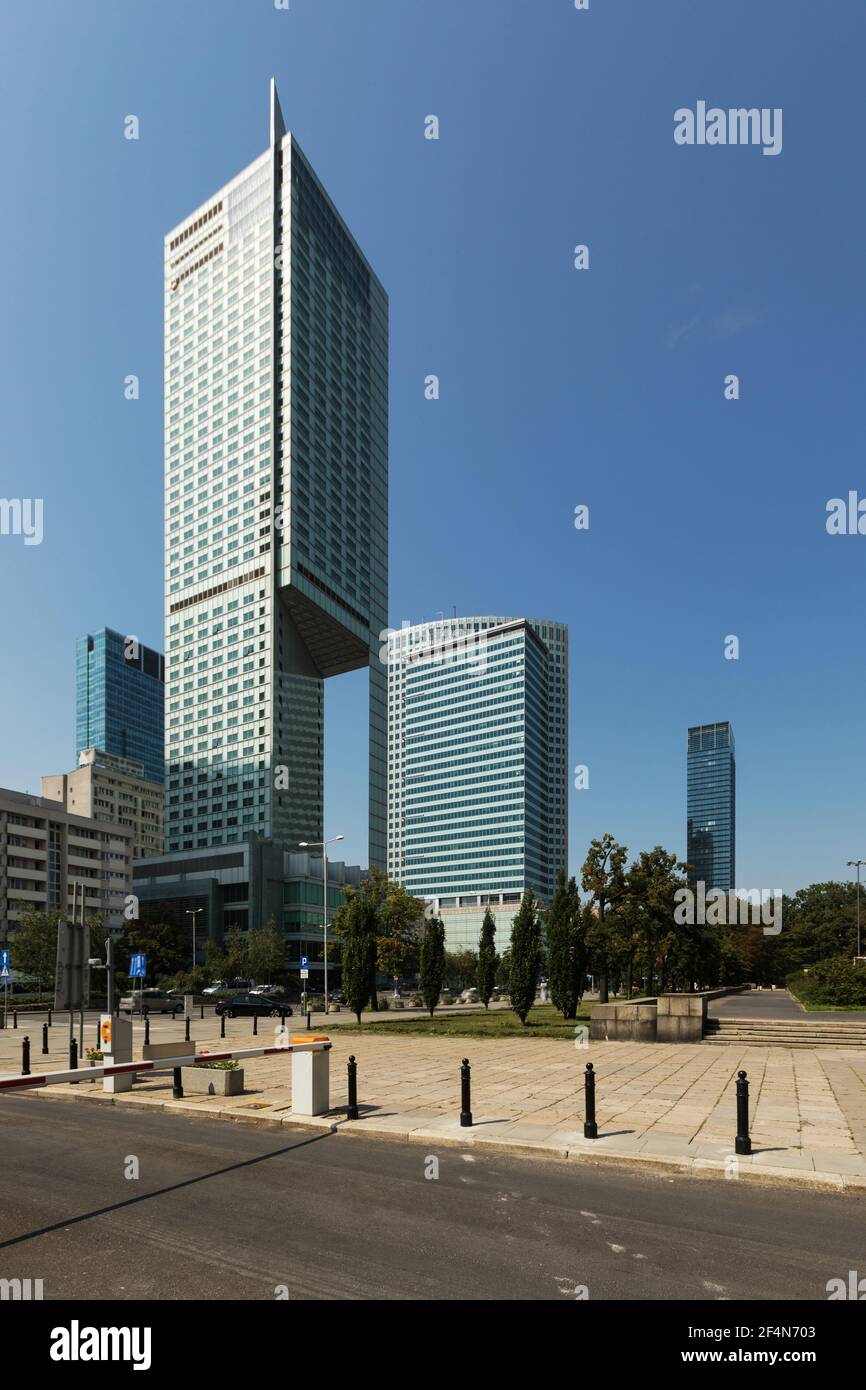 High building in Warsaw, Poland Stock Photo - Alamy
