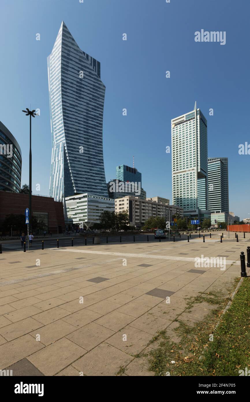 High building in Warsaw, Poland Stock Photo - Alamy
