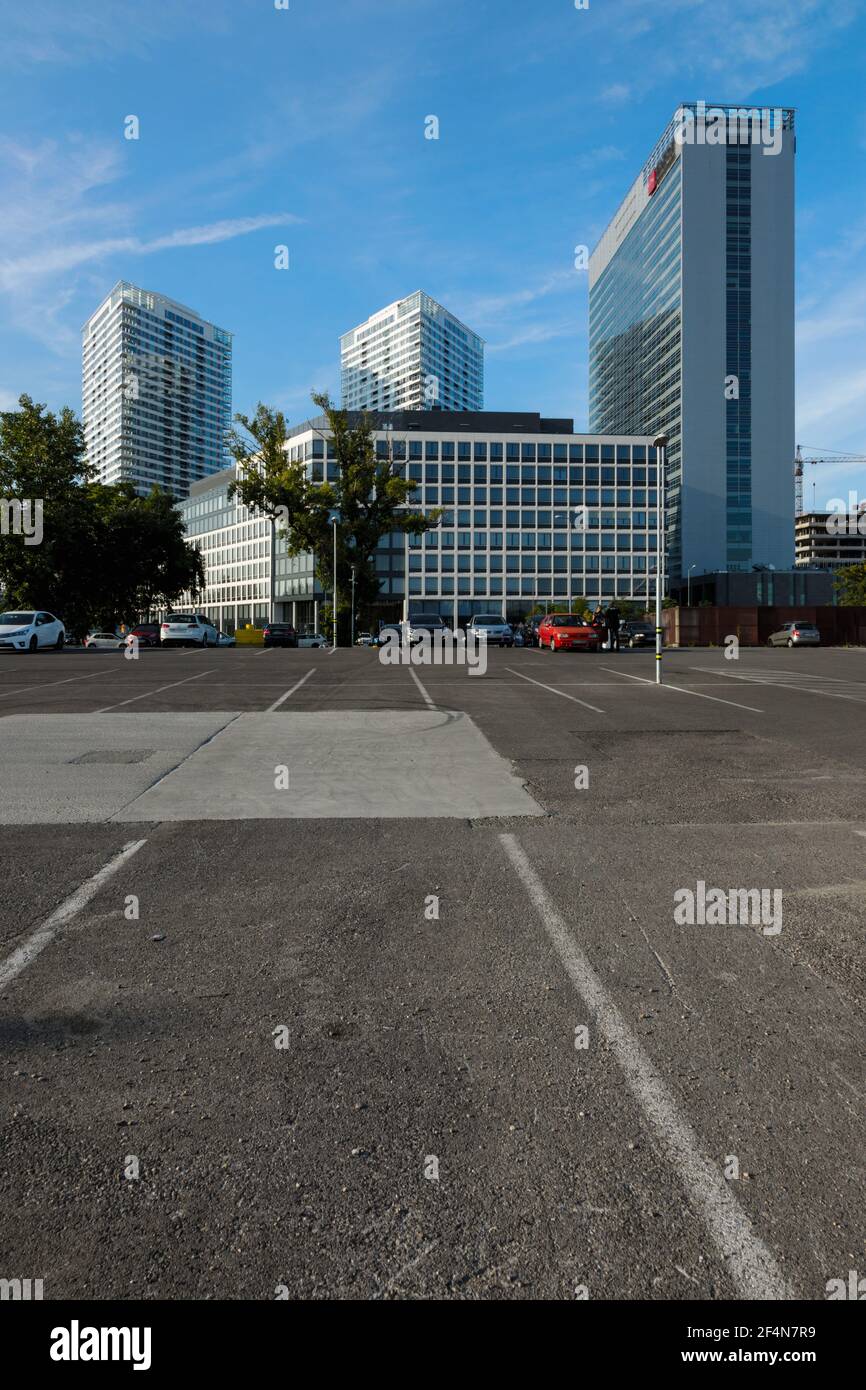 Modern high building in Bratislava Stock Photo - Alamy