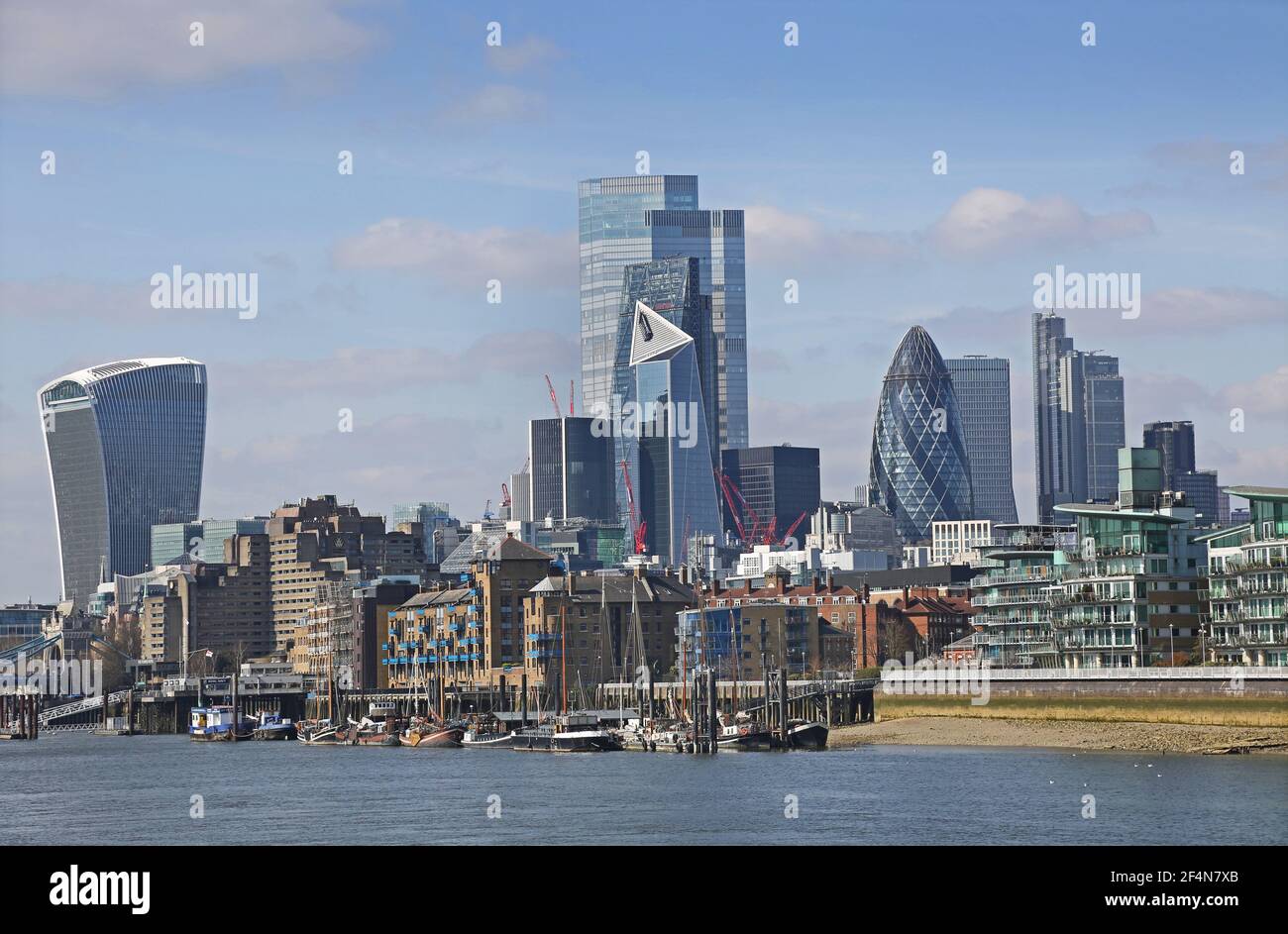 London skyline from tower of london hi-res stock photography and images ...