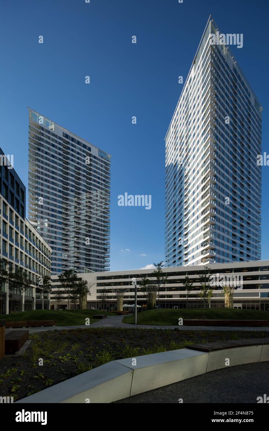 Modern high building in Bratislava Stock Photo - Alamy