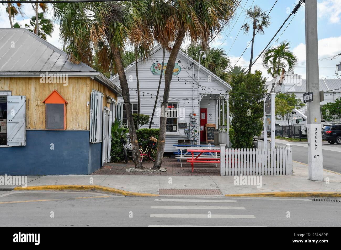 Florida key west shell warehouse hi-res stock photography and images ...