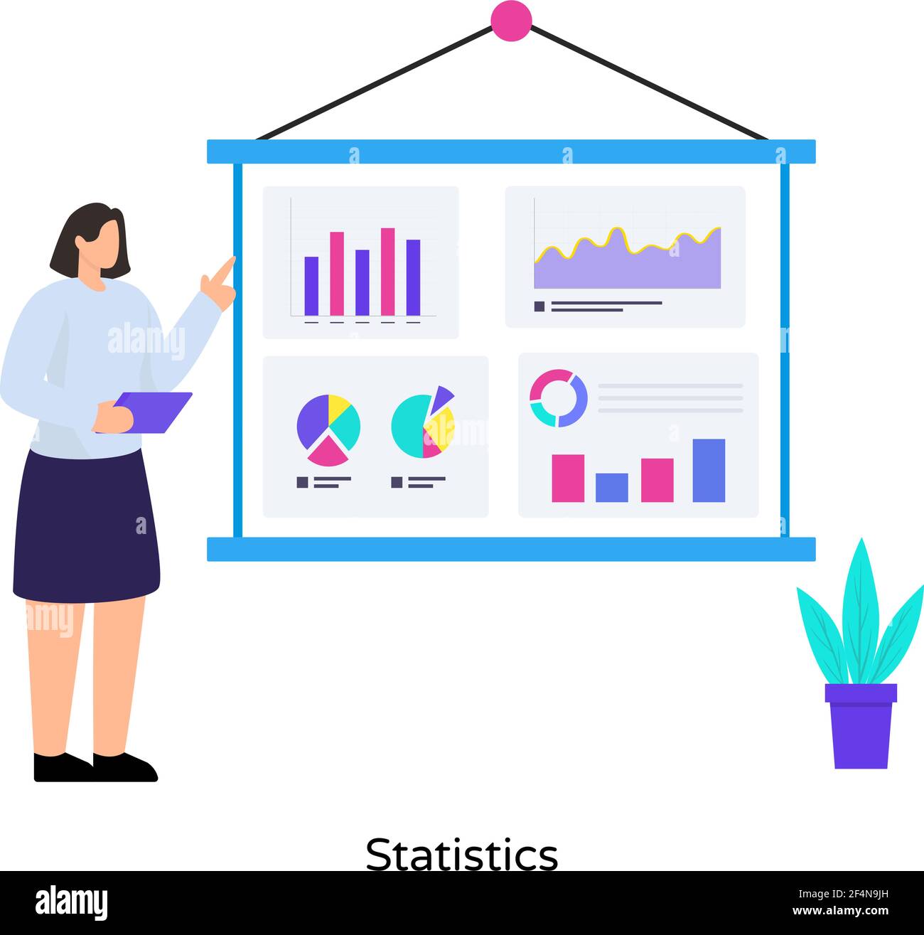 Graphical statistics Cut Out Stock Images & Pictures - Alamy