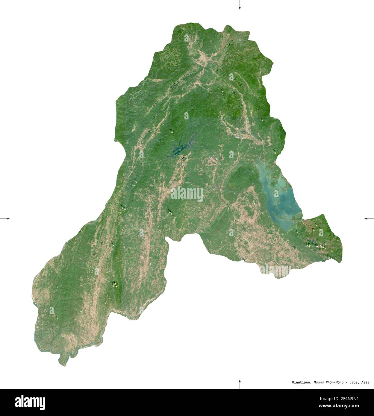 Map satellite geography laos Cut Out Stock Images & Pictures - Alamy