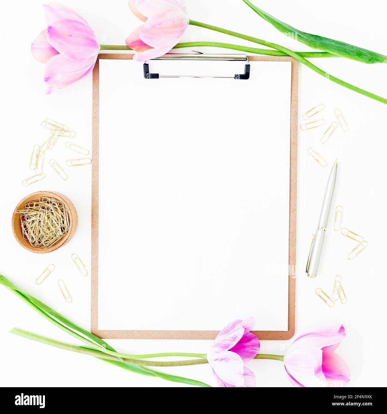 Spring flat lay home Cut Out Stock Images & Pictures - Alamy
